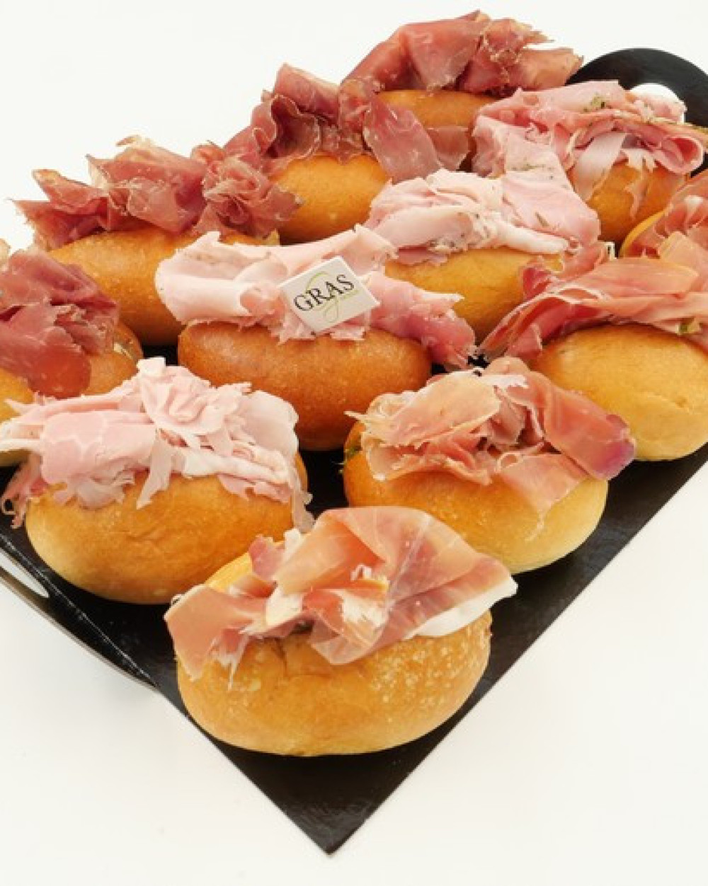 Mini-navettes charcutières 12 pièces | Boucherie Traiteur Gras